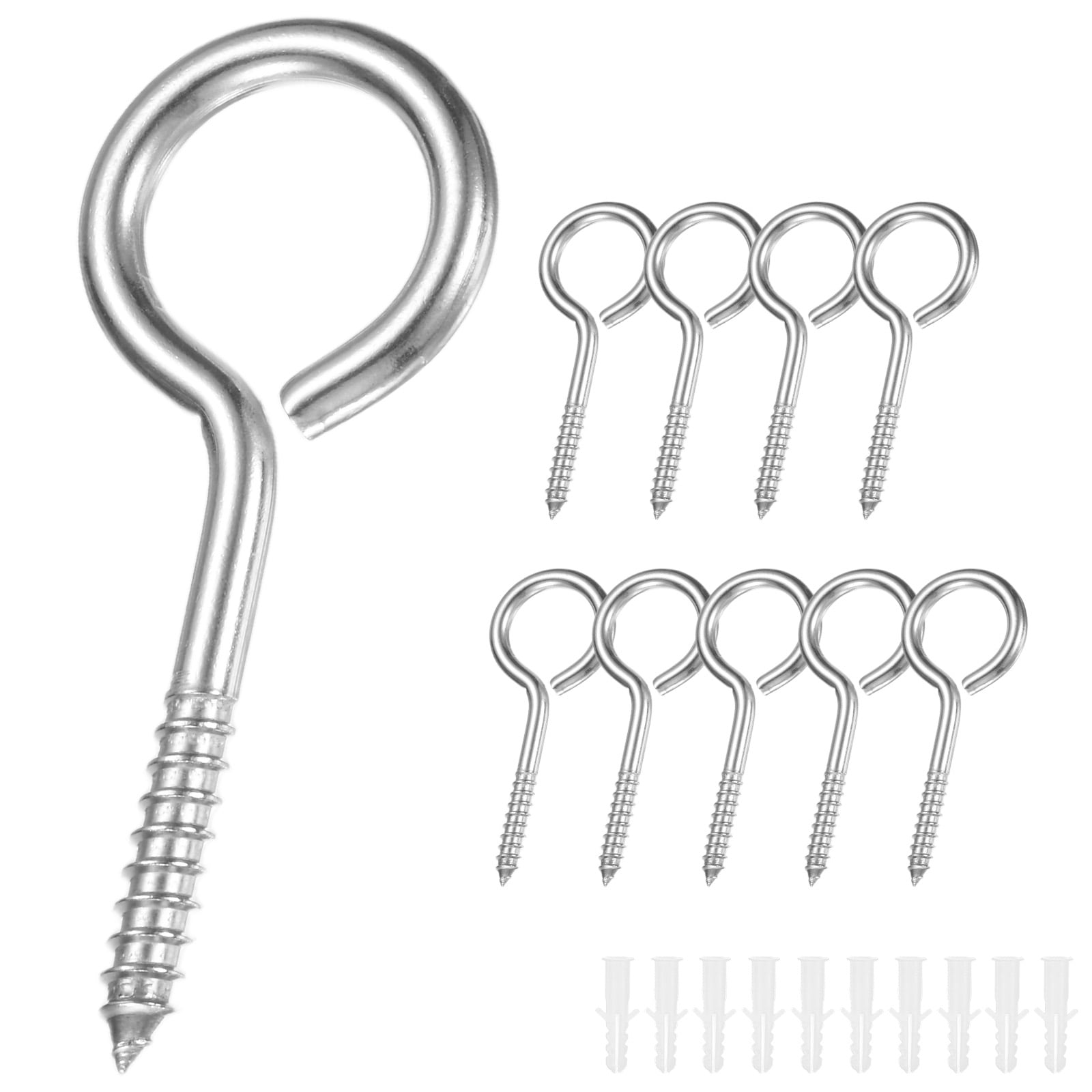 Click here for Uxcell 10-Pack Eye Hooks Screw  M5 2.6 304 Stainle... prices