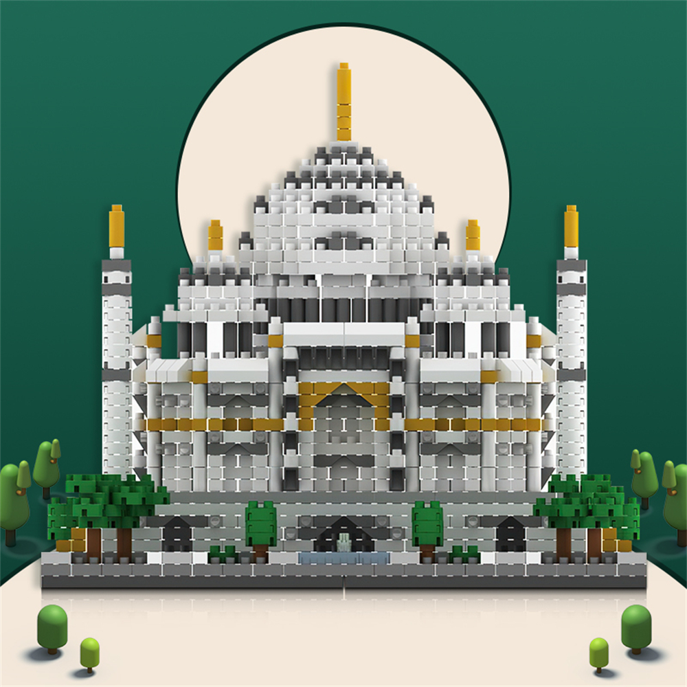 Buy Merkmak 2169 Pcs Taj Mahal Mini Blocks Architecture Building Blocks ...