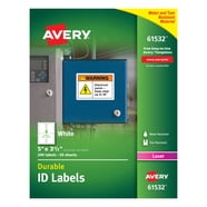 Avery Durable ID Labels, Permanent Adhesive, 5/8" x 3", 1,600 Labels (6577) - Walmart.com