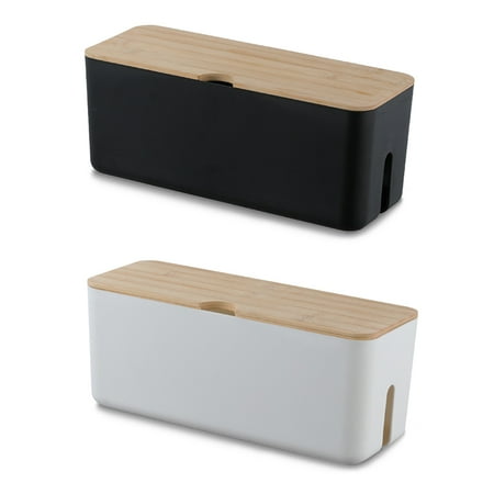 Cable Management Box Plastic Wall Mounted Self-Adhesive Plastic Cable ...