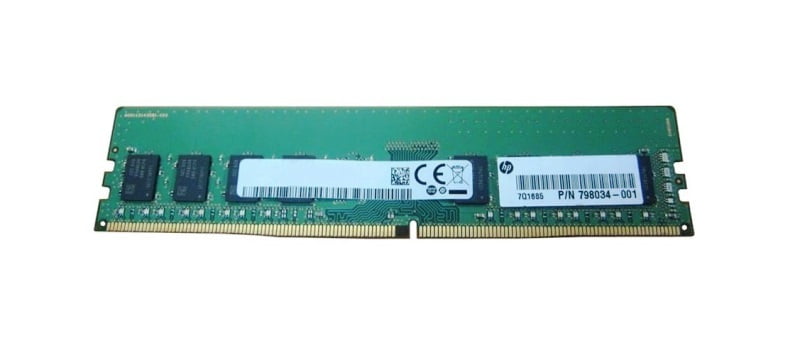 New Genuine HP 8GB PC4-2133P DIMM Desktop Memory Module 798034-001 ...