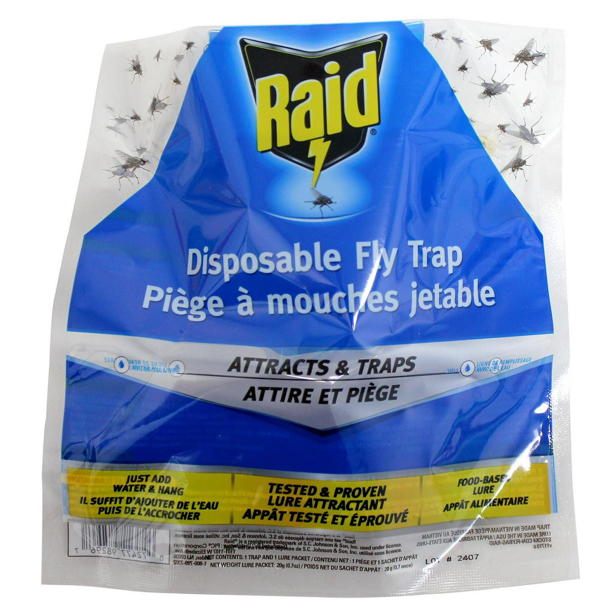 Click here for Raid Disposable Outdoor Fly Trap prices