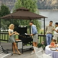 MASTERCANOPY 8' x 5' Grill Gazebo Canopy Outdoor Patio Backyard BBQ ...