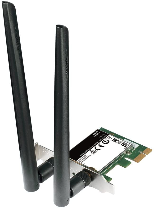 D-Link AC1200 PCIe Wi-Fi Adapter, Dual Band 2.4G/5G Wireless Adapter ...