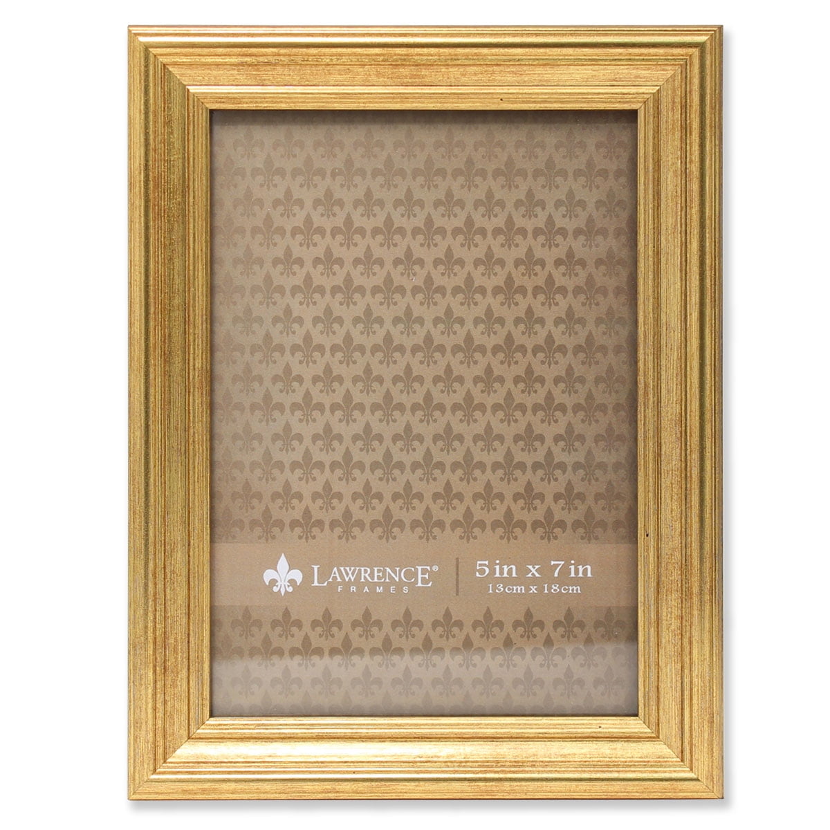 Lawrence Frames 5x7 Sutter Burnished Gold Picture Frame - Walmart.com