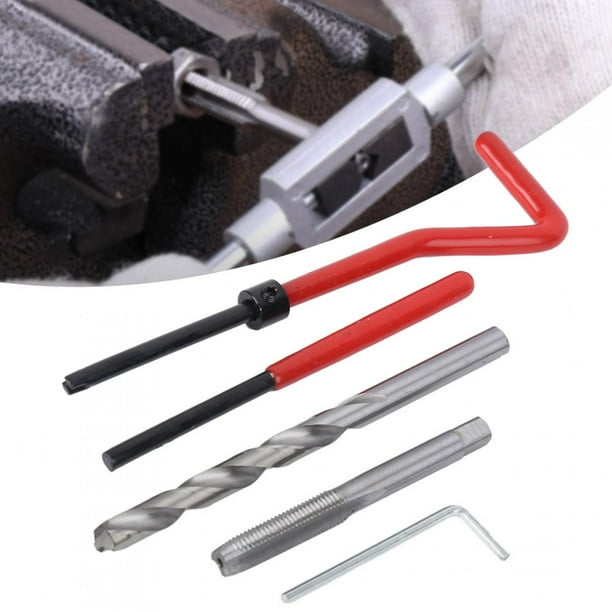 Herramienta de roscado, 25 piezas, herramienta manual de reparación de roscas M7, kit de ...