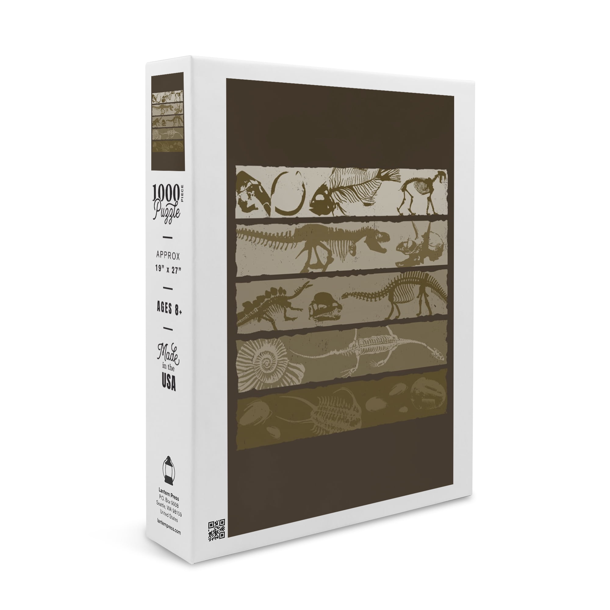 Dinosaur Fossil Layers (1000 Piece Puzzle, Size 19x27, Challenging ...