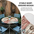Brown Turtle Coastal Round Tablecloth for 55-60 Inch Tables,Fitted ...