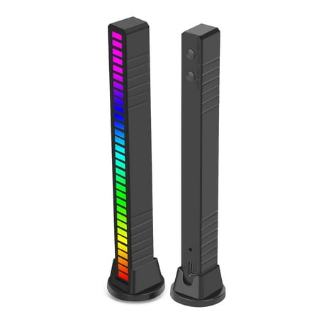 RGB Voice-activated Pickup Rhythm Light Colorful Car music Level ...