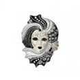 Mask Venetian Wall Decal by Wallmonkeys Peel and Stick Graphic (24 in H ...