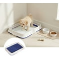 Pet Relief Station for Small Dogs - Flat Plate Training Pad Holder with ...