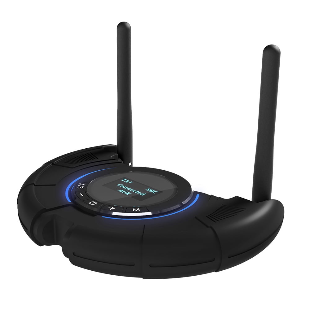 100m Long Range Bluetooth Receiver Transmitter Lcd Display Aptx Low Latency Wireless Audio