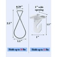 NACETURE 30 Pcs Drop Ceiling Hooks â€“ White Ceiling Hooks & Clips for ...