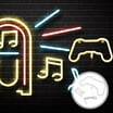 BrightSide Peace Hand 14" Neon LED Decorative Wall Sign, USB-Powered ...
