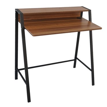 Mainstays Basic Metal Student Computer Desk, Yellow - Walmart.com
