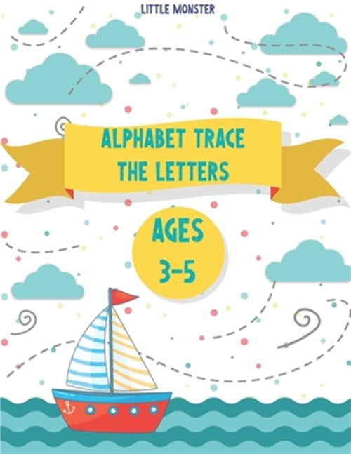 Pre-Owned Alphabet Trace the Letters: Preschool writing Workbook with ...