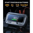 YaberAuto Car Jump Starter 6000A, Air Compressor 160PSI, Tire Inflator ...