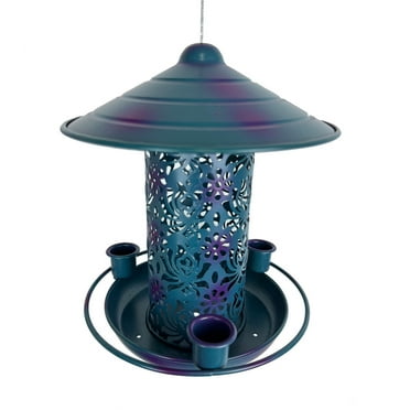 WoodLink WL75160 Squirrel-Resistant Red Bird Feeder, Reflective Vista ...