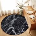 3ft Area Rug,Abstract Marble Texture Washable Large Rugs Soft Non-Slip ...