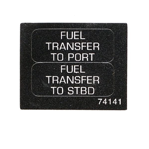 Sea Ray 1705363 Fuel Transfer Boat Label / Sticker Set For Port And ...