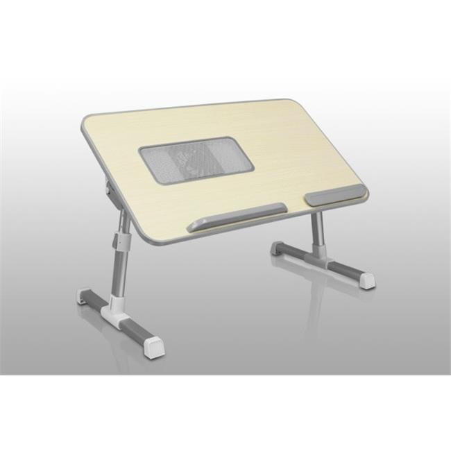 Adjustable Ergonomic Laptop Cooling Table with Fan - Walmart.com ...