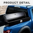 Steel Side Mount Tool Box, Truck Side Tool Box Pickup Rail Storage ...