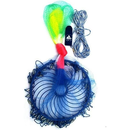 Fishing Cast Net,American Hand Throw Fish Nets Casting Sinker Net Bait ...