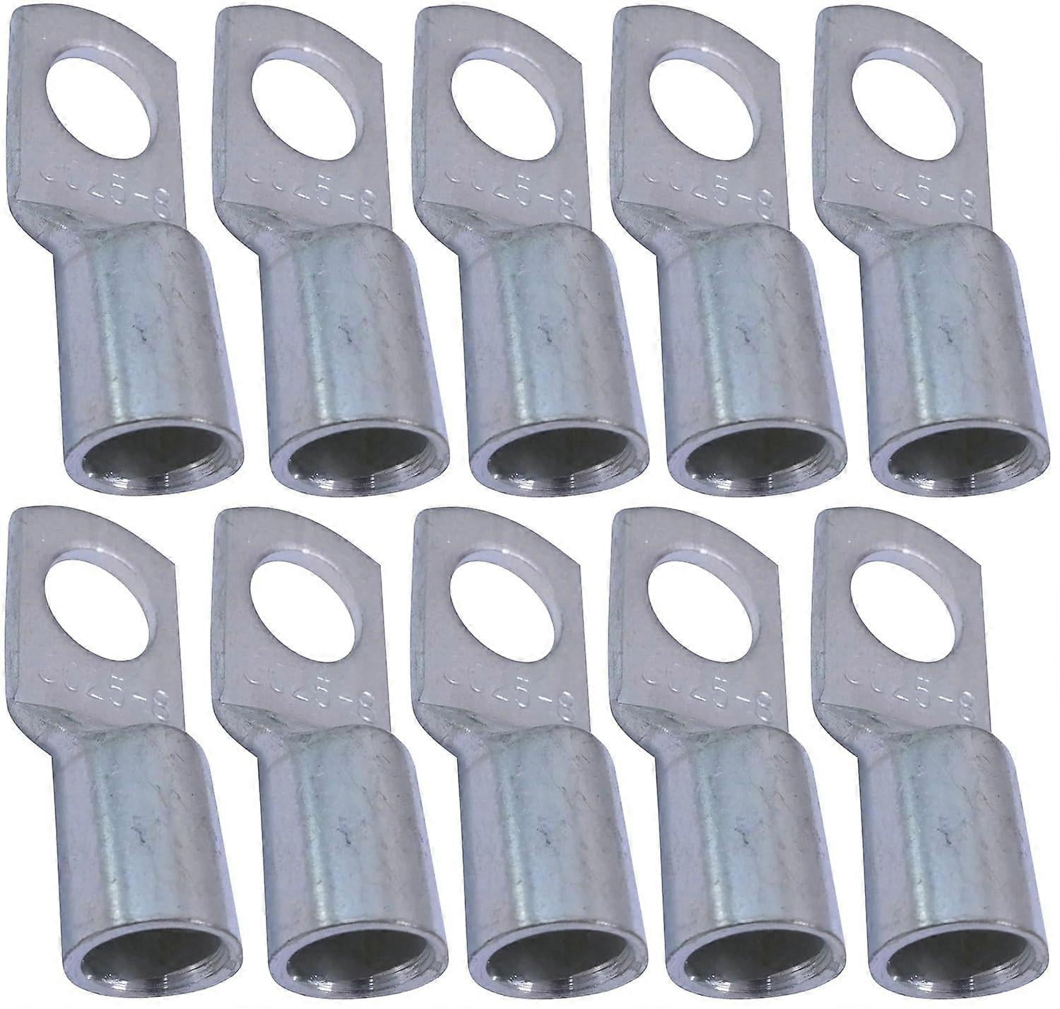 Set of 10 Electrical Terminals with Tubular Eyelet - Eye - 8mm - Non ...