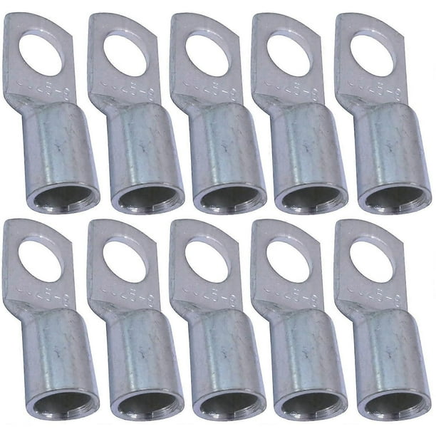 Set of 10 Electrical Terminals with Tubular Eyelet - Eye - 8mm - Non ...