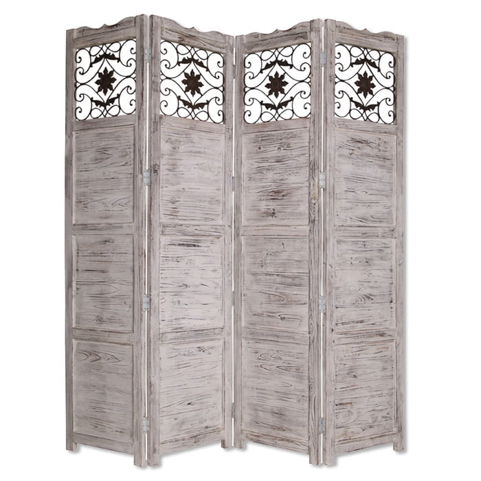 84" X 76" White Wood Screen - Walmart.com