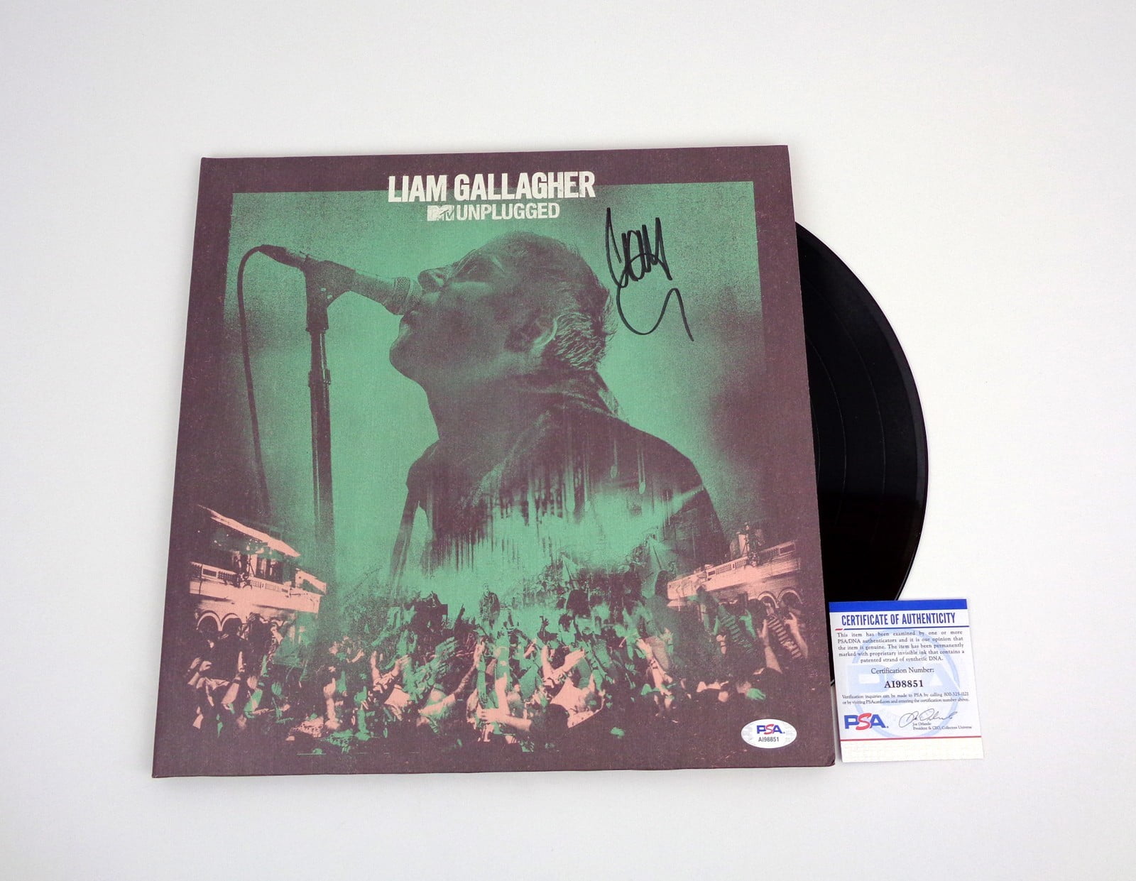 Liam Gallagher Oasis Signed Autograph MTV Unplugged Vinyl Record Album PSA/DNA COA - Walmart.com