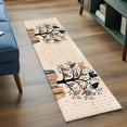 Area Rug 2x6ft Cute Cats on Tree Books Area Rugs Washable Low Pile ...