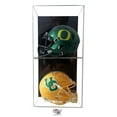 Acrylic Wall Mount Vertical Double Mini Helmet Display Case by GameDay ...