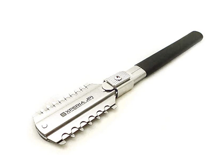 Cribun Razor Comb Double-edge Razor Blades Manual Hair Cutting Thinning ...