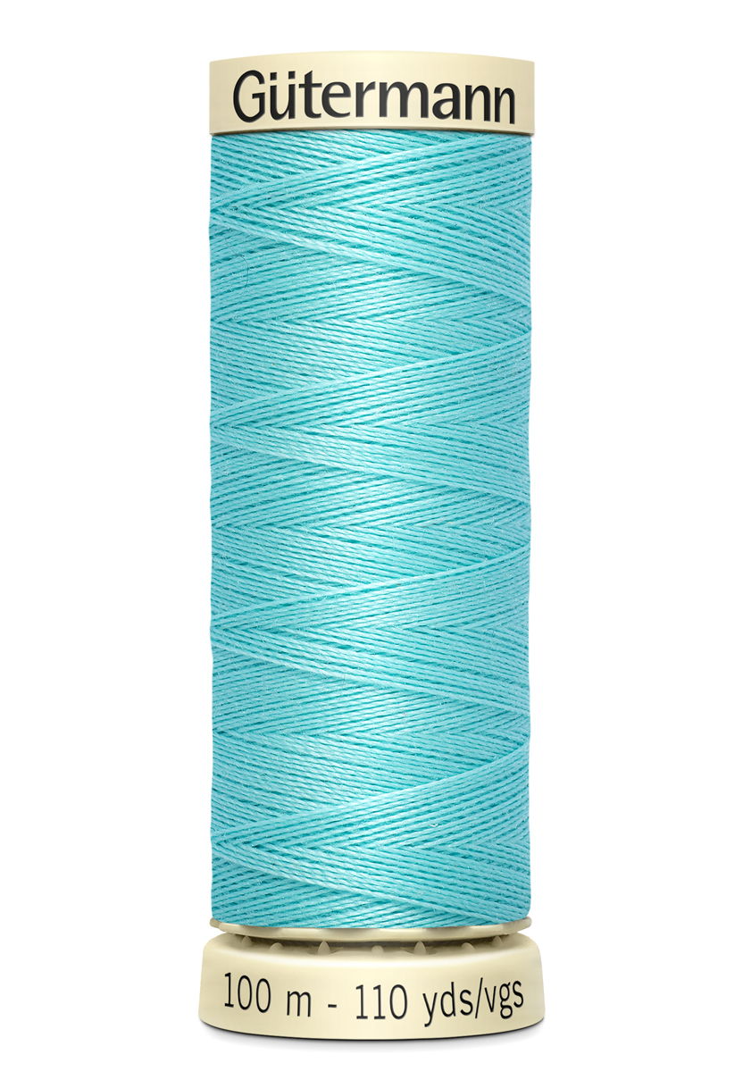 Gutermann Sew-All Polyester Aqua Blue Thread, 110 Yd. - Walmart.com ...