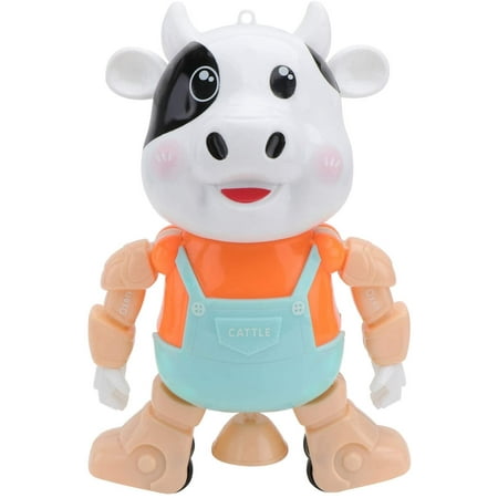 Chinese Zodiac Animal Toy Light Up Cartoon Dancing Ox Cow Cattle Calf ...