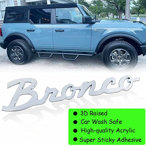 Buy Badge Emblems for Ford Bronco 2021 2022 - ANMOSVO Bronco Truck ...