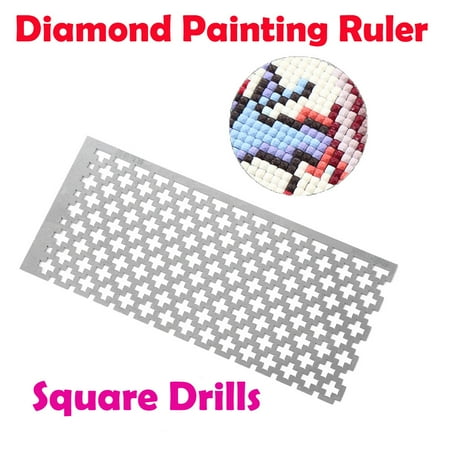 RXIRUCGD 5D Diamond Painting Ruler Stainless Steel DIY Drawing Tool ...