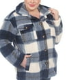 White Mark Women's Plaid Sherpa Shacket Jacket - Walmart.com