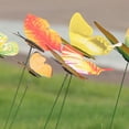 Card Slot 1 Floral Garden Stakes for Home and Events 12pcs 3D Motif EVA ...