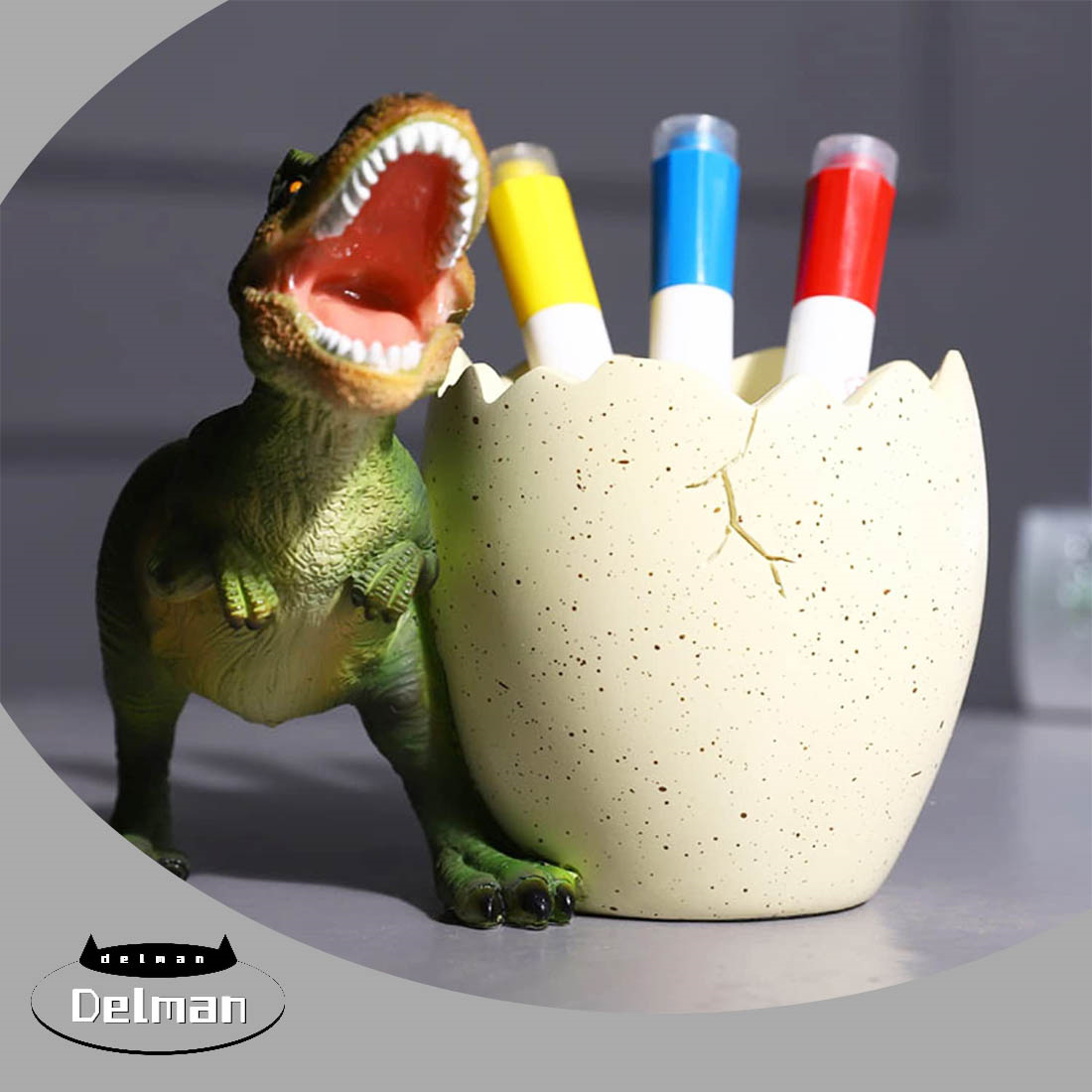 Pencil Holder,Dinosaur Storage Box,Desk Organizer Pen,Dinosaur Pencil ...