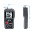 Agiufgs Wood Moisture Meter 0.39, Precise Resistance Testing for 100 ...