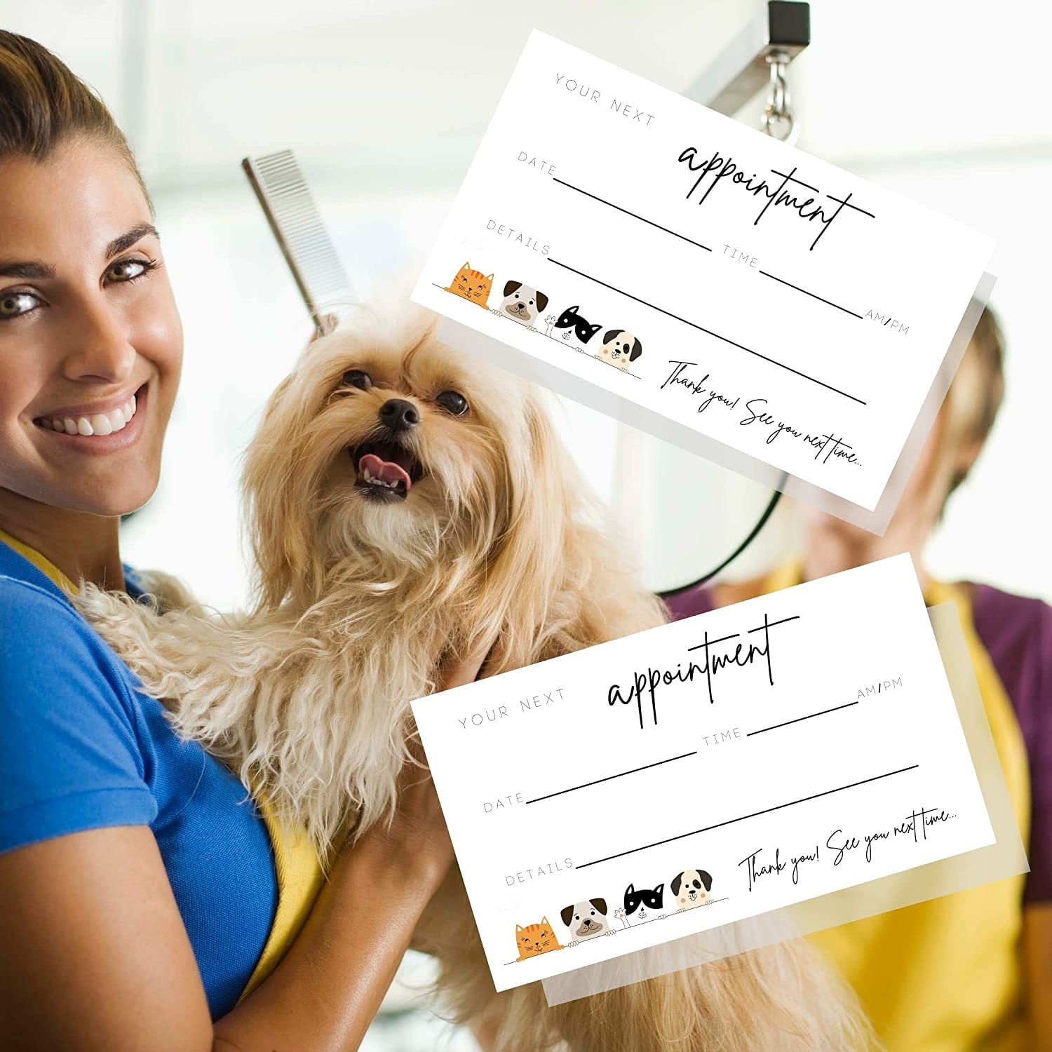 Pet Appointment Reminder Cards