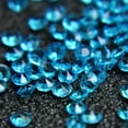 YZHM Acrylic Gem Table Scatter Crystals Blue Acrylic Decoration, Set of ...
