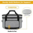 2 Layer Slow Cooker Carrier, Compatible with 6, 7, 8 Quart , Insulated ...