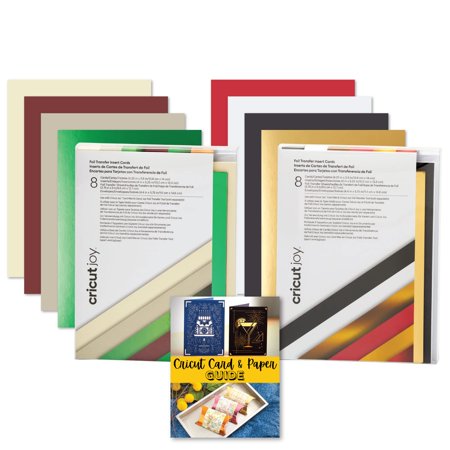 Cricut Joy Foil Transfer Insert Cards A2 Cameron and Royal Flush Bundle ...