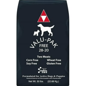 Valu-Pak Free Dry Puppy & Dog Food | High-Energy, Corn, Wheat, Soy ...