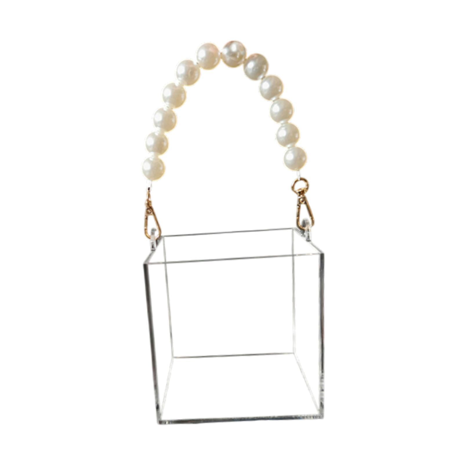 Click here for Elodie Acrylic Flower Bag Flower Girl Basket Decor... prices