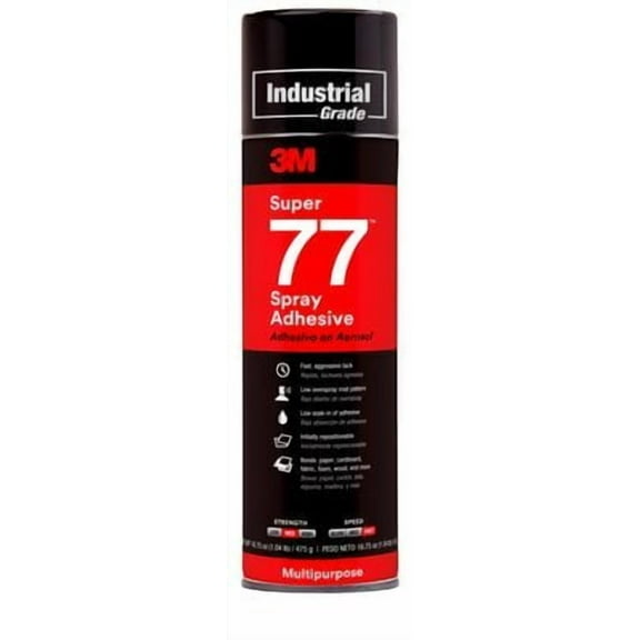 3M Super 77 Spray Adhesive, 7.3 oz. - Walmart.com