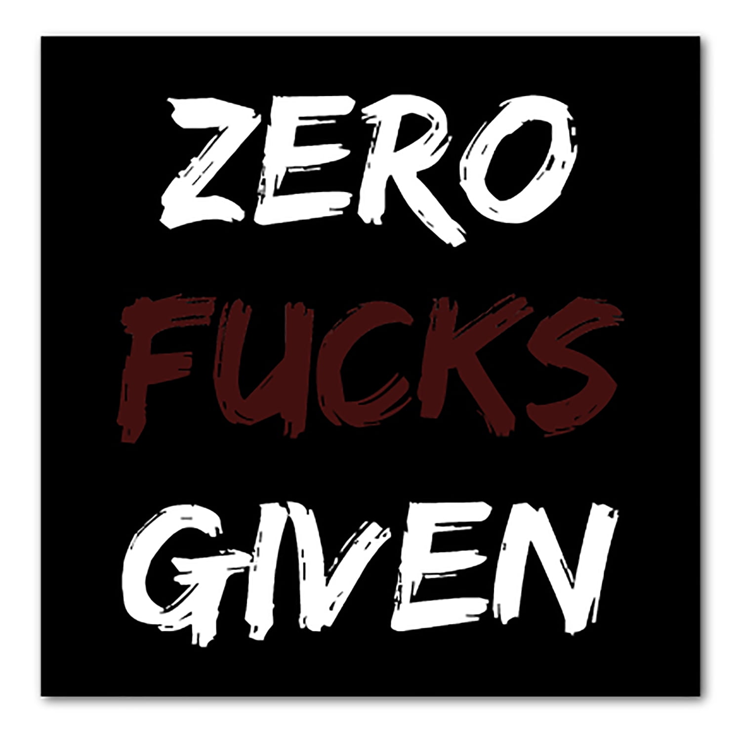 DistinctInk Custom Bumper Sticker - 10" x 10" Decorative Decal - Black ...